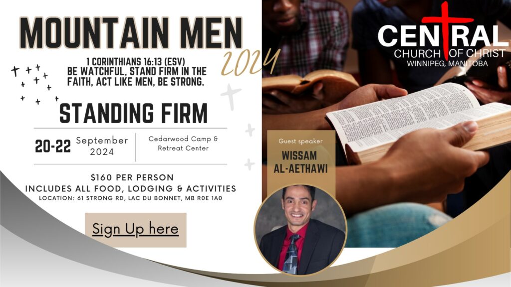 Mountain Men 2024 – PowerPoint Poster | Central church of Christ